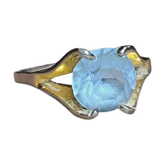 Uncas | Jewelry | Vintage Uncas 4k White Gold Electroplated Aquamarine ...
